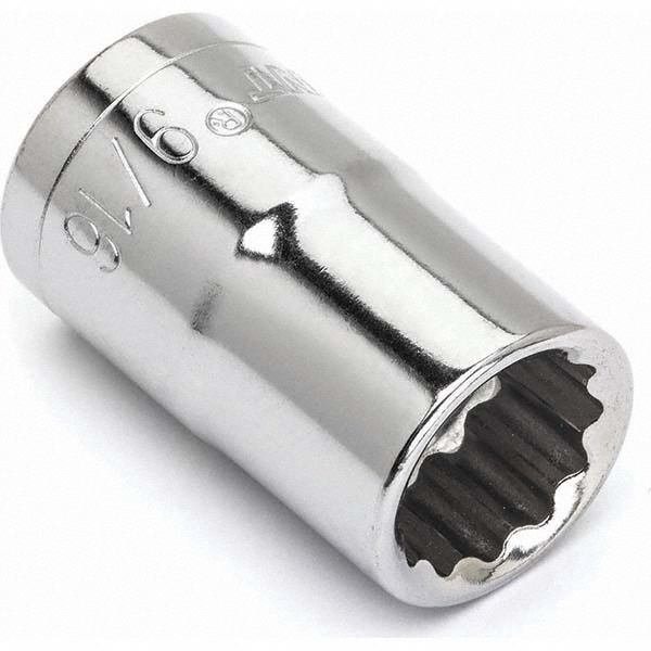 Crescent - Standard Hand Socket: 1/2" Drive, 9/16" Socket, 12-Point ...