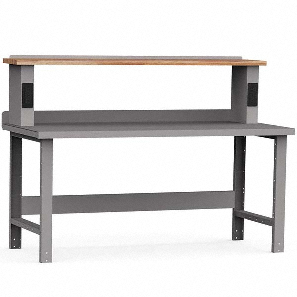 Rousseau Metal - Work Bench: 72" Wide, 30" Deep, 34" High, Painted ...