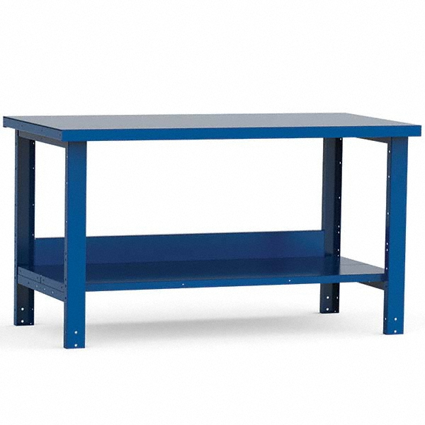 Rousseau Metal - Work Bench: 60" Wide, 30" Deep, 34" High, Painted ...