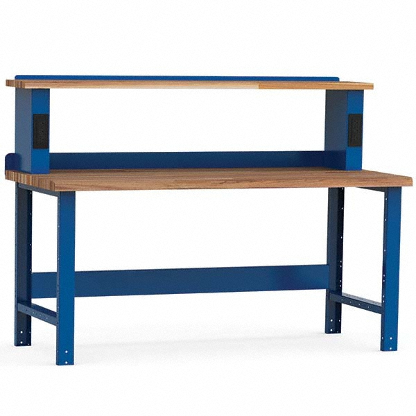 Rousseau Metal - Work Bench: 72" Wide, 30" Deep, 34" High, Laminated ...