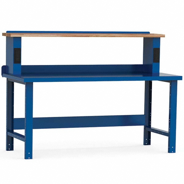 Rousseau Metal - Work Bench: 72" Wide, 30" Deep, 34" High, Painted ...