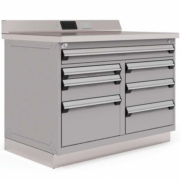 Rousseau Metal - Stationary Work Center: 48" Wide, 27" Deep, 36" High ...