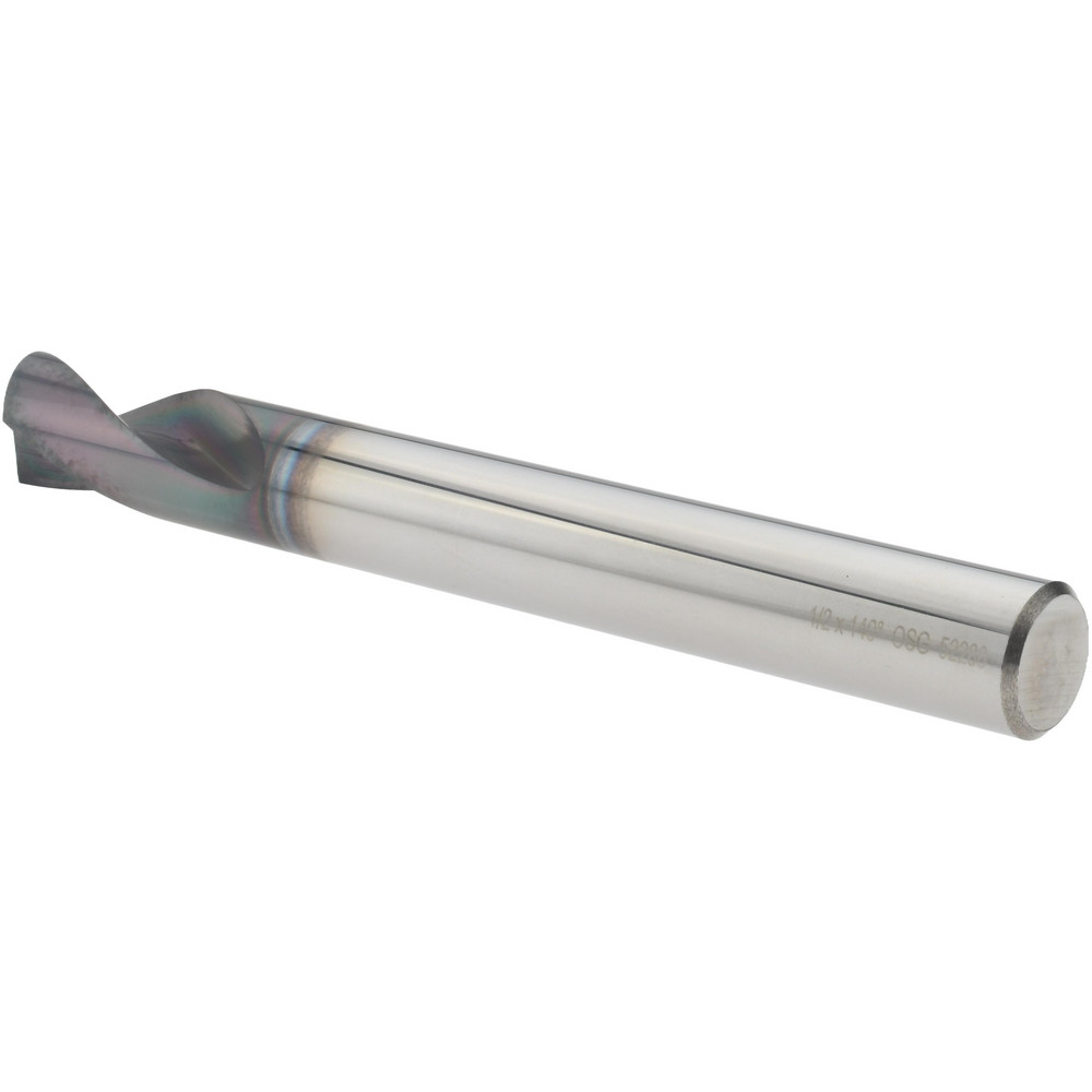 OSG - Spotting Drill: 1/2" Dia, 140 deg, Solid Carbide | MSC Direct