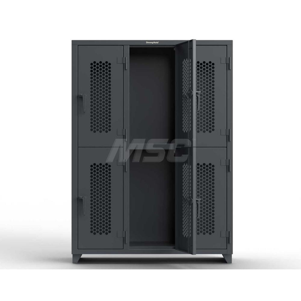 Strong Hold - Locker: 54" Wide, 18" Deep, 75" High, Padlock Hasp | MSC ...