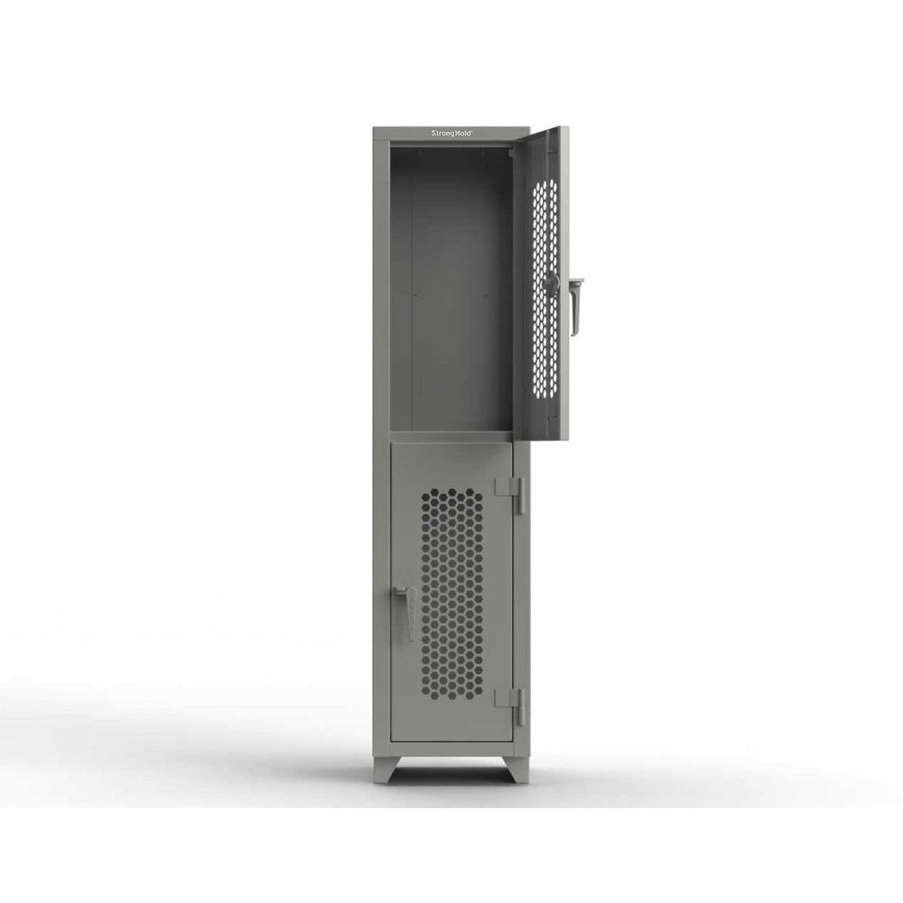 Strong Hold - Locker: 18" Wide, 18" Deep, 75" High, Padlock Hasp | MSC ...