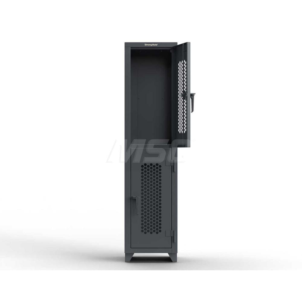 Strong Hold - Locker: 18" Wide, 18" Deep, 75" High, Padlock Hasp | MSC ...