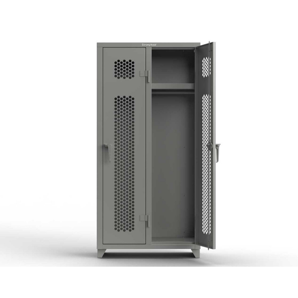 Strong Hold - Locker: 36" Wide, 18" Deep, 75" High, Padlock Hasp | MSC ...