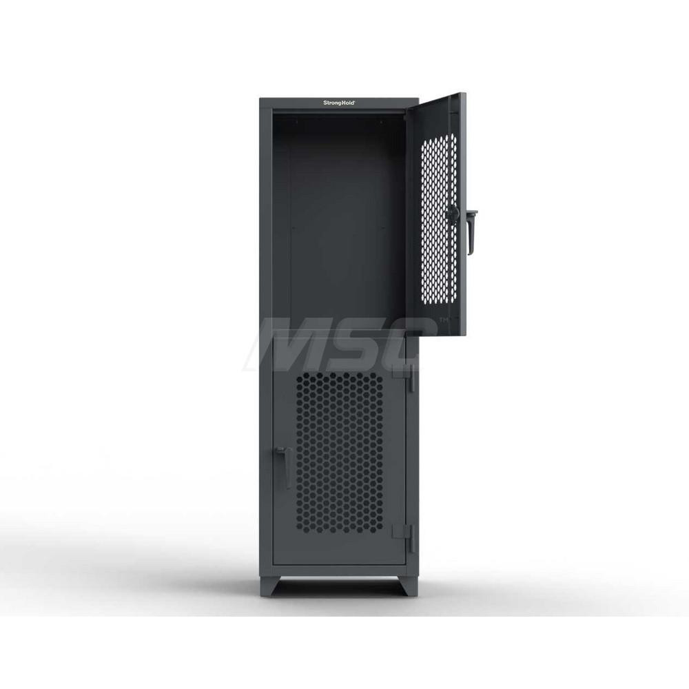 Strong Hold - Locker: 24" Wide, 24" Deep, 75" High, Padlock Hasp | MSC ...