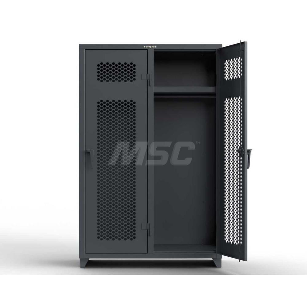 Strong Hold - Locker: 48" Wide, 24" Deep, 75" High, Padlock Hasp | MSC ...