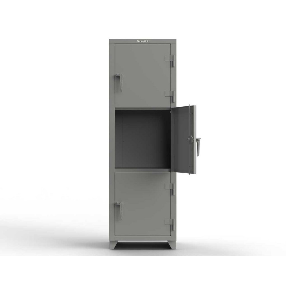 Strong Hold - Locker: 24" Wide, 24" Deep, 75" High, Padlock Hasp | MSC ...