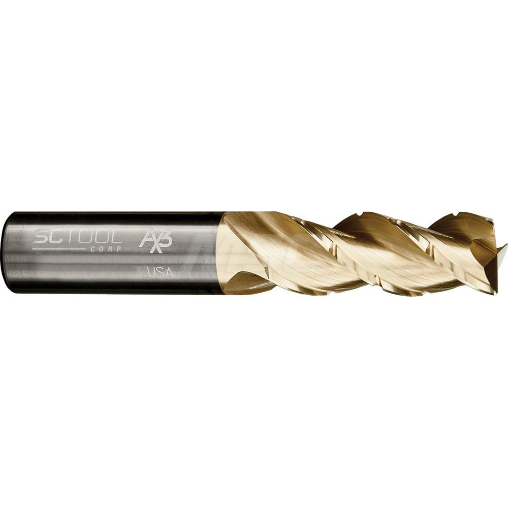 SC Tool - Corner Radius End Mill: 1/2" Dia, 2-1/2" LOC, 0.0600" Radius ...