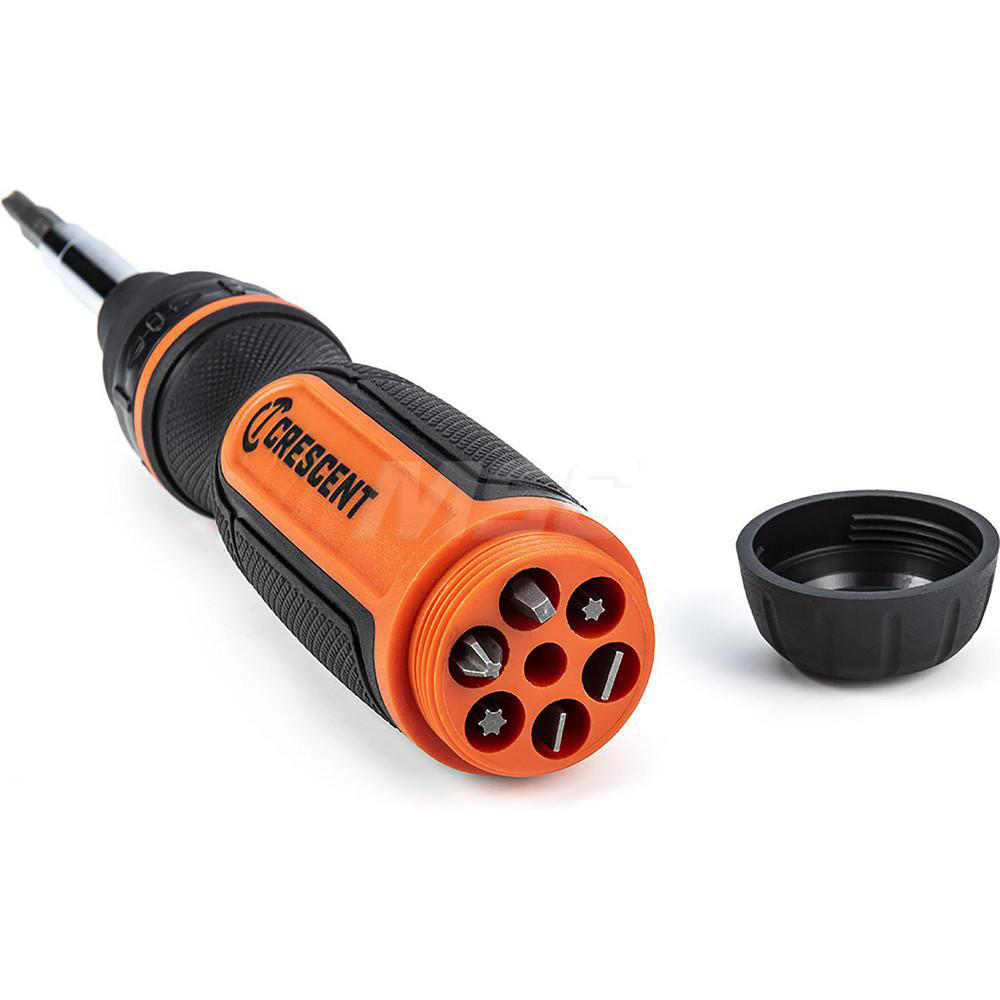 Crescent - Bit Screwdrivers: Type: Ratcheting Multi-Bit Driver; Tip ...
