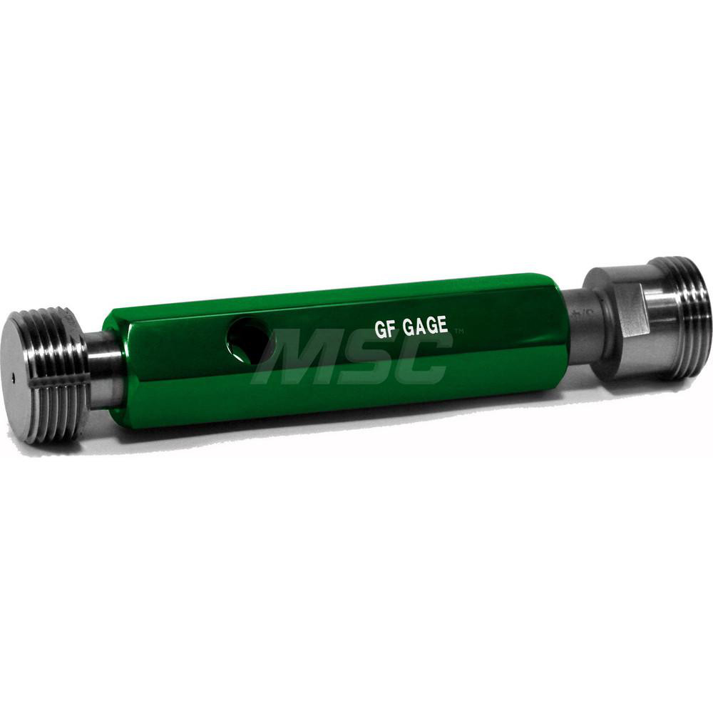 GF Gage - Pipe Thread Plug Gage: Tapered, 1/8-27, Double End | MSC Direct