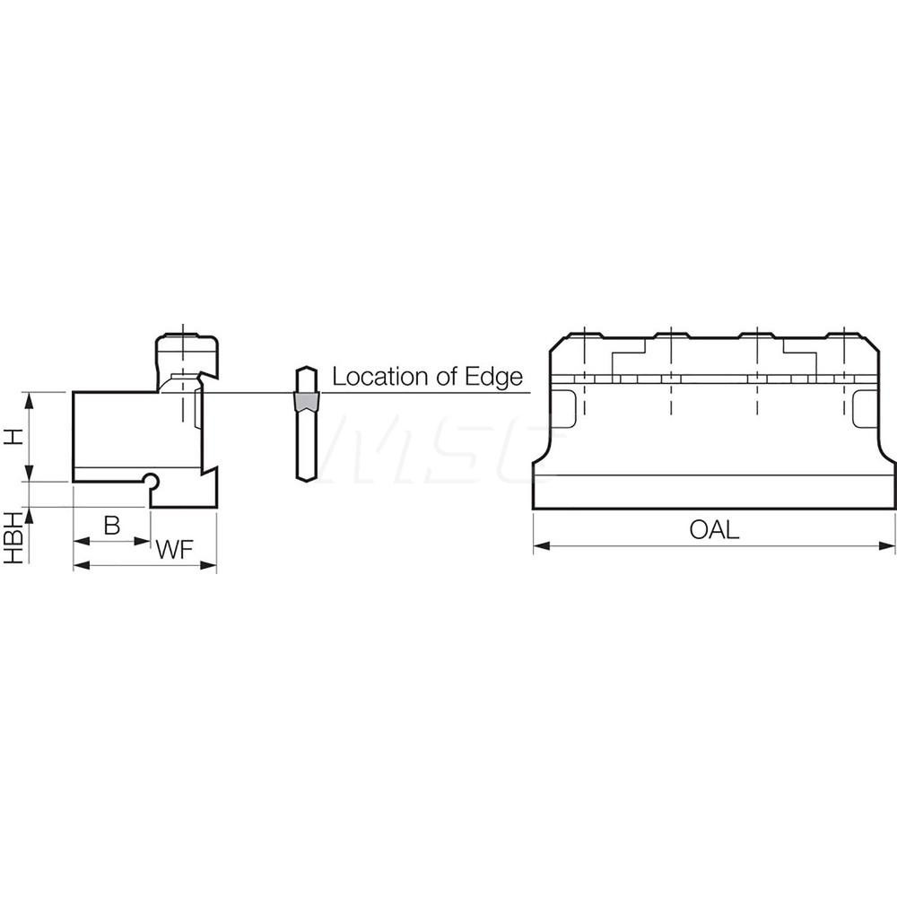 Kyocera - Indexable Cut-Off Blade Tool Blocks; Tool Block Style: KTKTB ...