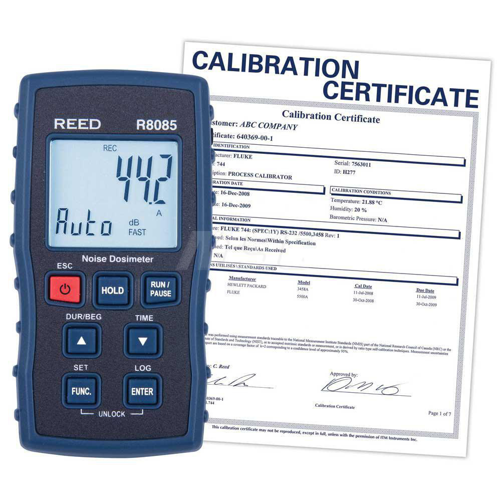REED Instruments - A & C Frequency Weight, LCD Display, | MSC Direct