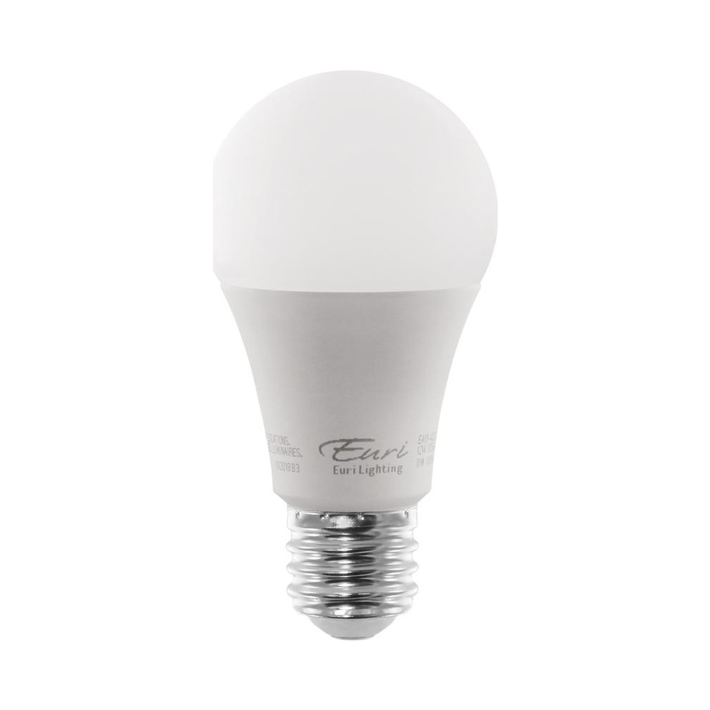 Euri Lighting - LED Commercial & Industrial Lamp: 12 Watts, A19, Medium ...