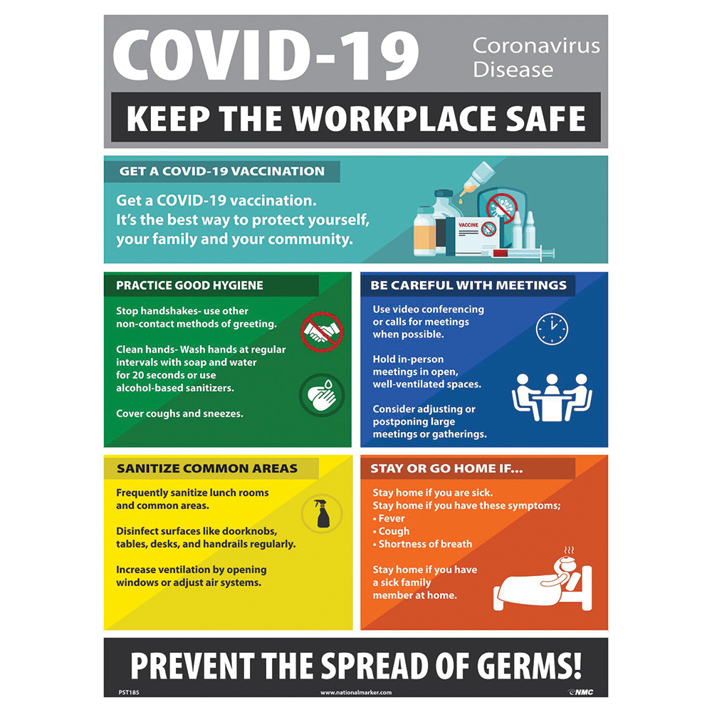 NMC - Safety Signs; Message or Graphic: Message & Graphic ; Sign Header ...