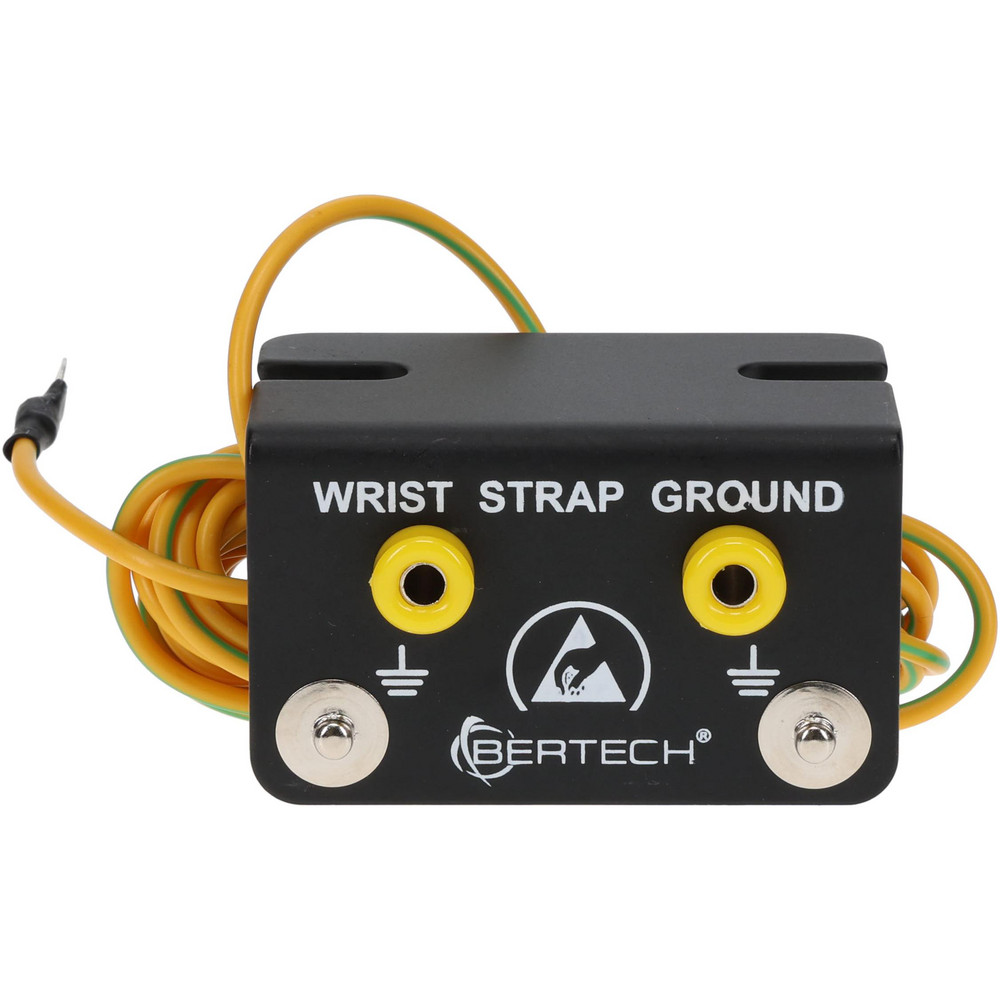 Bertech - ESD Metal Bench Mount Ground Block w/Stud & Cord | MSC Direct