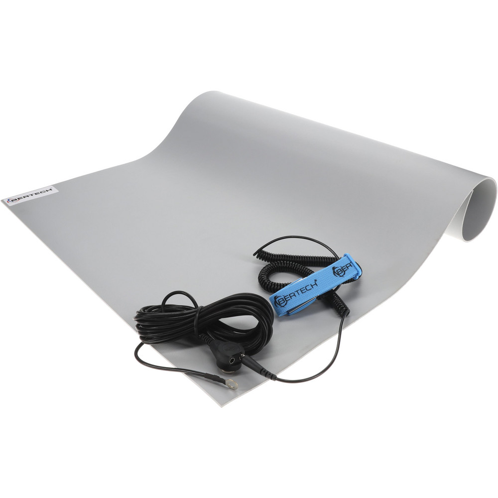 Bertech - Anti-Static Table Mat: Vinyl, 2' OAL, 1.5' OAW, 0.094" Thick ...