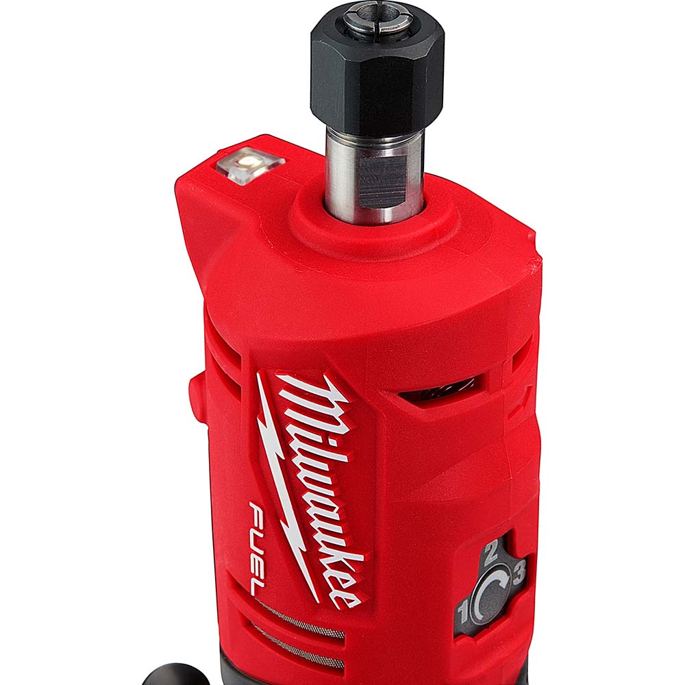 Milwaukee Tool - 1/4" Collet, 20,000 RPM, Straight, Electric Die ...