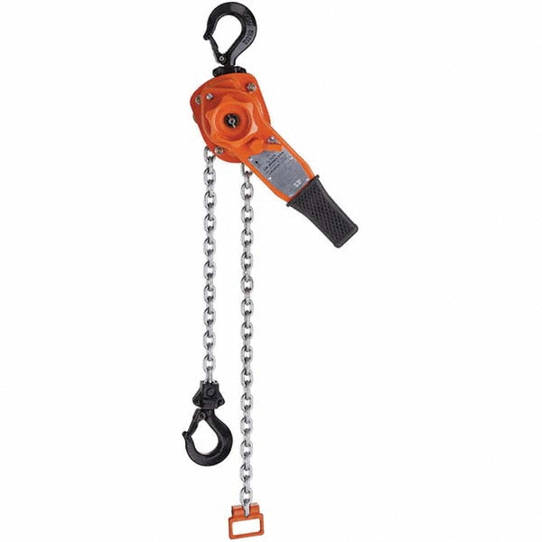 CM - 2,000 Lb Capacity, 15' Lift Height, Chain Manual Lever Hoist ...
