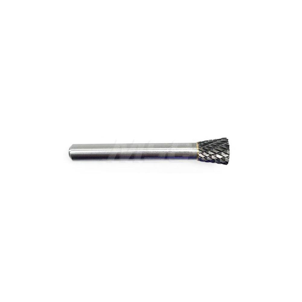 Hertel - SN-4, 1/2" Cut Diam, 1/4" Shank Diam, Carbide Double Cut ...