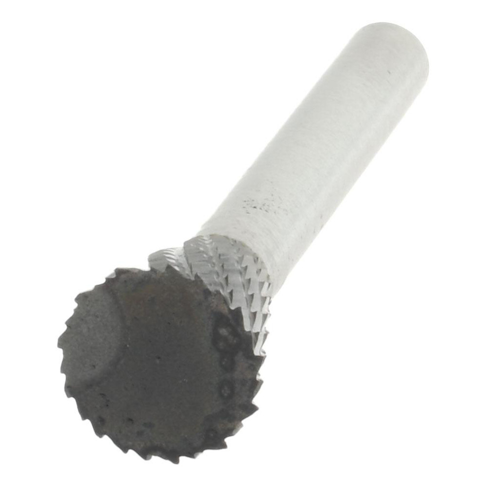 Hertel - Abrasive Burr: SN-4, 1/2" Cut Dia, Inverted Cone With Flat End ...