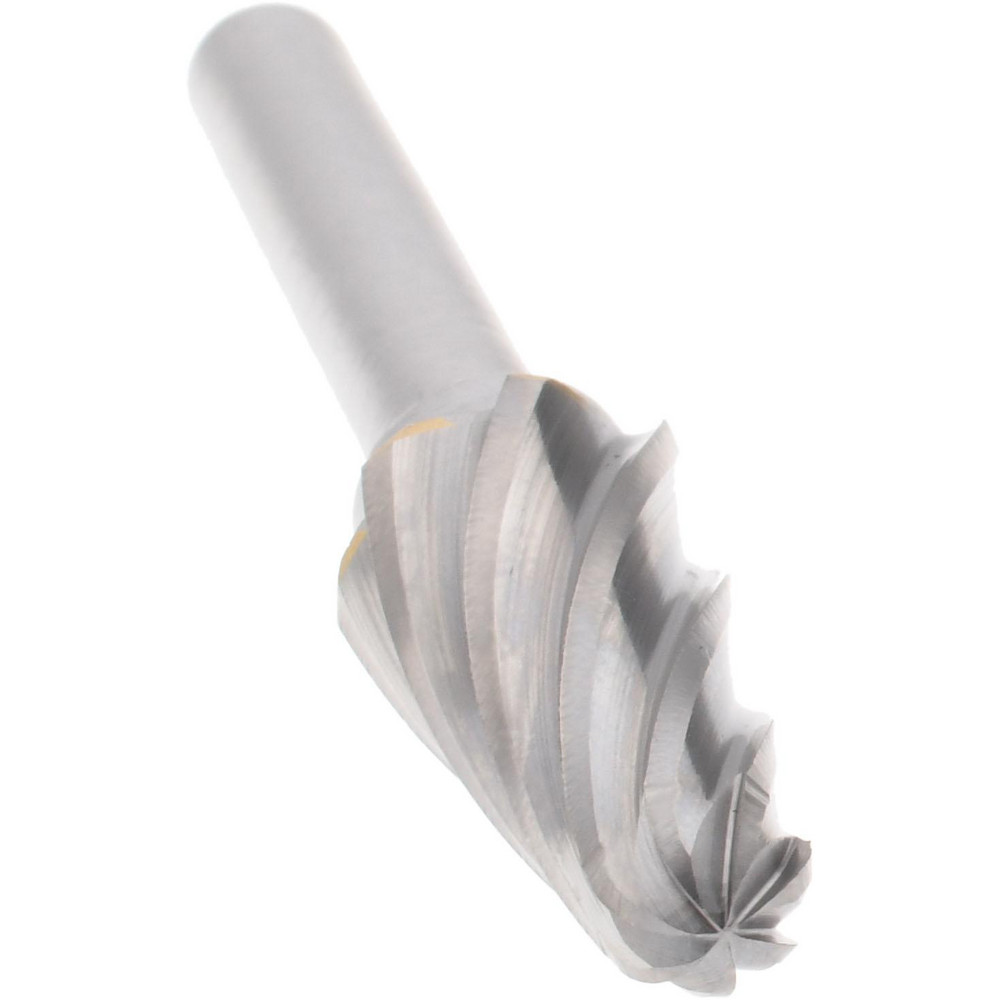 Hertel - Abrasive Burr: SL-4NF, 1/2" Cut Dia, Taper With Radius End ...