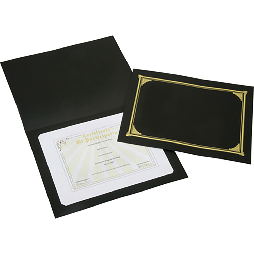 AbilityOne - Certificate & Document Holder: Black | MSC Direct