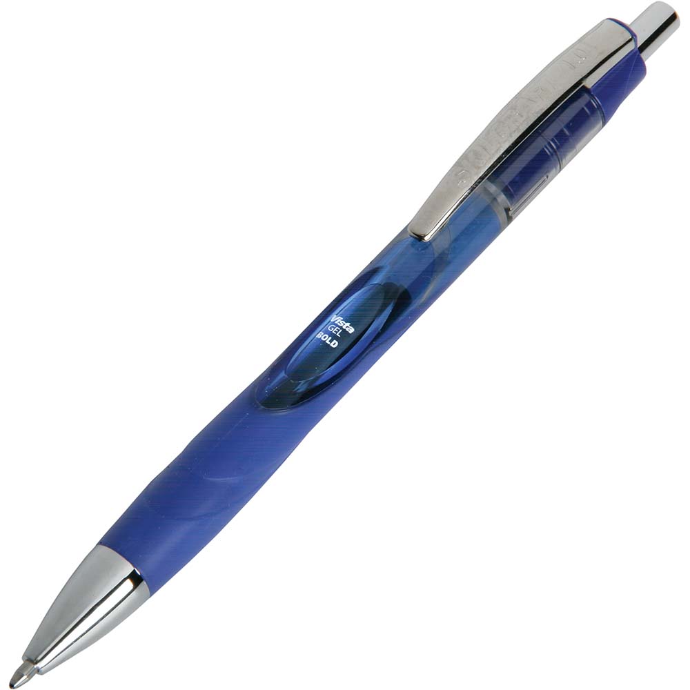 AbilityOne - Gel Pen: 1 mm Tip, Blue Ink | MSC Direct