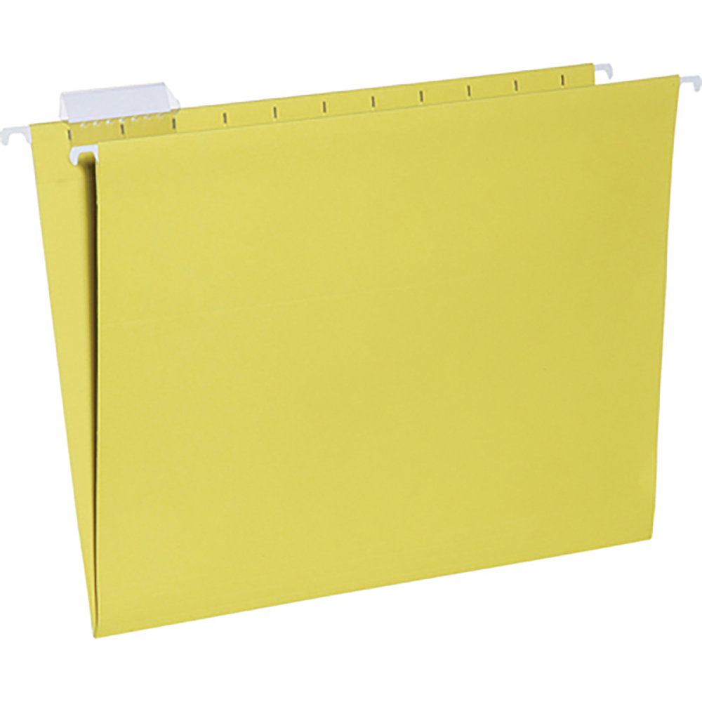 AbilityOne - Hanging File Folder: Letter, Yellow | MSC Direct
