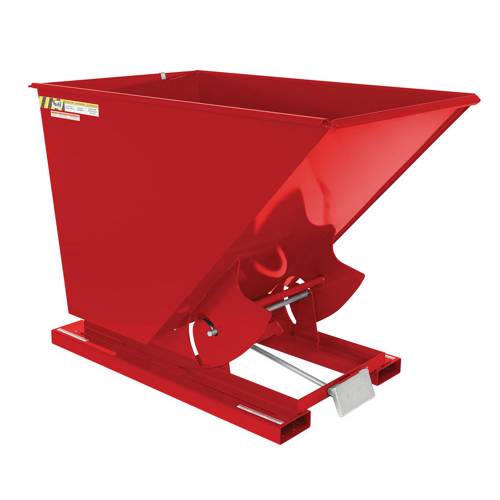 Vestil - Stationary Tilt Hopper: 2,000 lb Capacity, 44" Wide, 68.31 ...