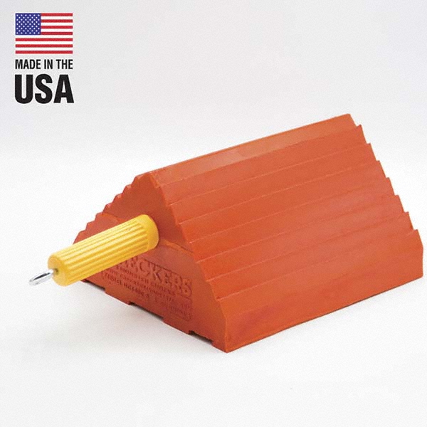 Checkers - Polyurethane Wheel Chock: 10" OAL | MSC Direct