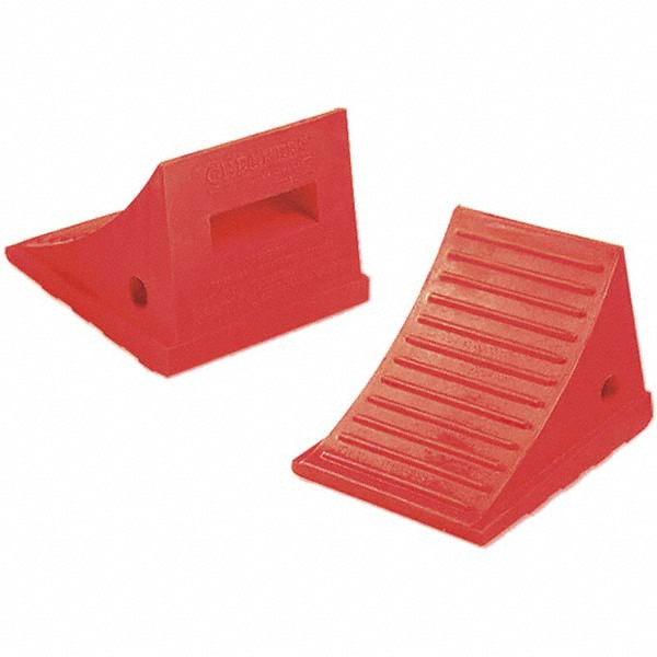 Checkers - Polyurethane Wheel Chock: 8-1/2" OAL | MSC Direct