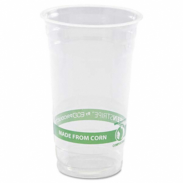 ECO PRODUCTS - GreenStripe Renewable & Compostable Cold Cups - 24 oz ...