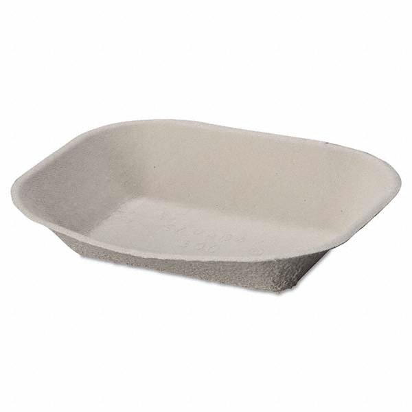 Chinet - Savaday Molded Fiber Food Tray, 9 x 7, Beige, 250/Bag, 500 ...