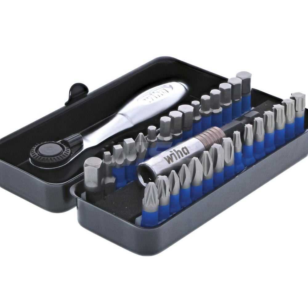 Wiha - Power Screwdriver Bit Set Impact Driver Bit Set: 32 Pc | MSC Direct