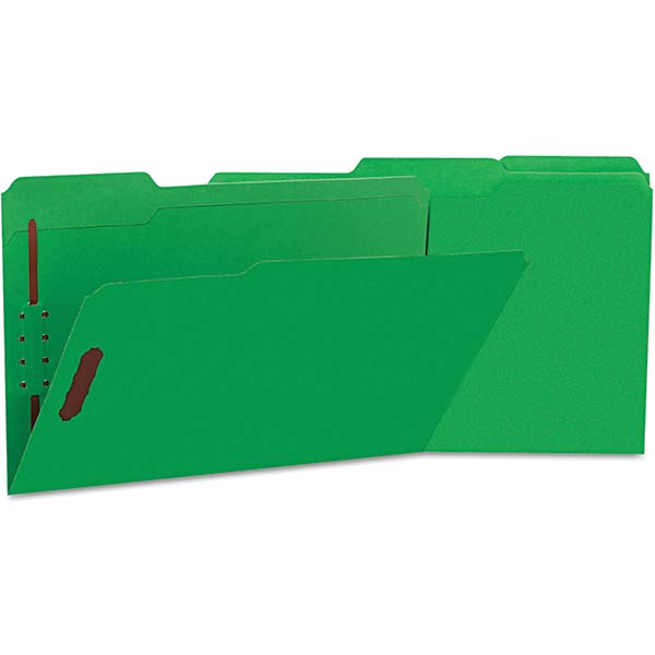 UNIVERSAL - File Folders with Top Tab: Legal, Green, 50/Pack | MSC Direct
