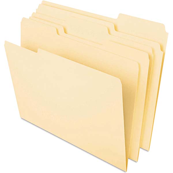 UNIVERSAL - File Folders with Top Tab: Legal, Manila, 50/Pack | MSC Direct