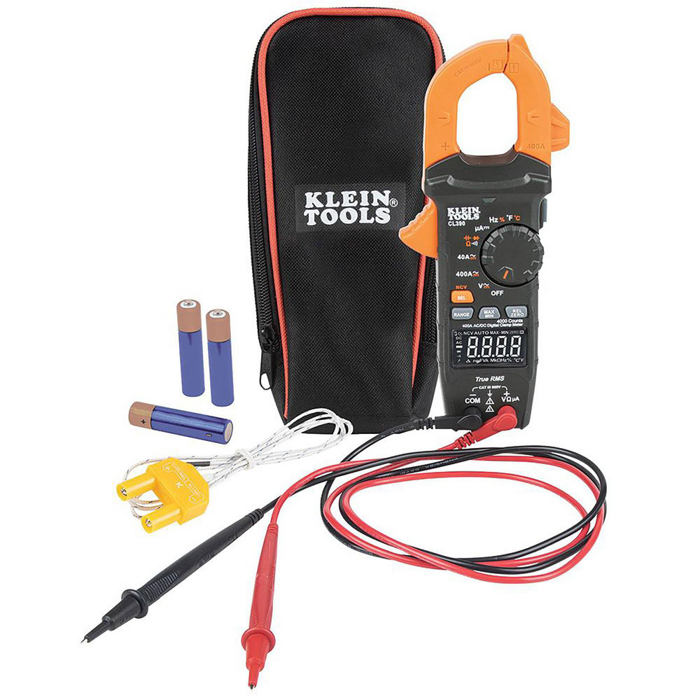Klein Tools - Clamp Meters; Clamp Meter Type: Auto Ranging; Measures ...