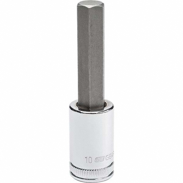 GEARWRENCH - Hand Hex Bit Socket: 3/8" Drive, 10 mm Hex | MSC Direct