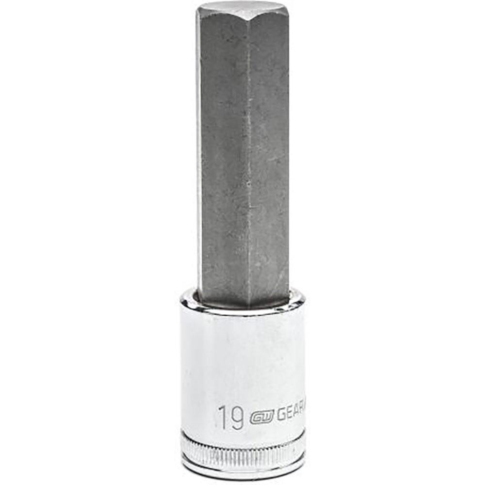 GEARWRENCH - Hand Hex Bit Socket: 1/2" Drive, 19 mm Hex | MSC Direct