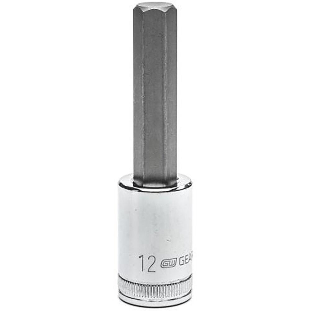 GEARWRENCH - Hand Hex Bit Socket: 1/2" Drive, 12 mm Hex | MSC Direct