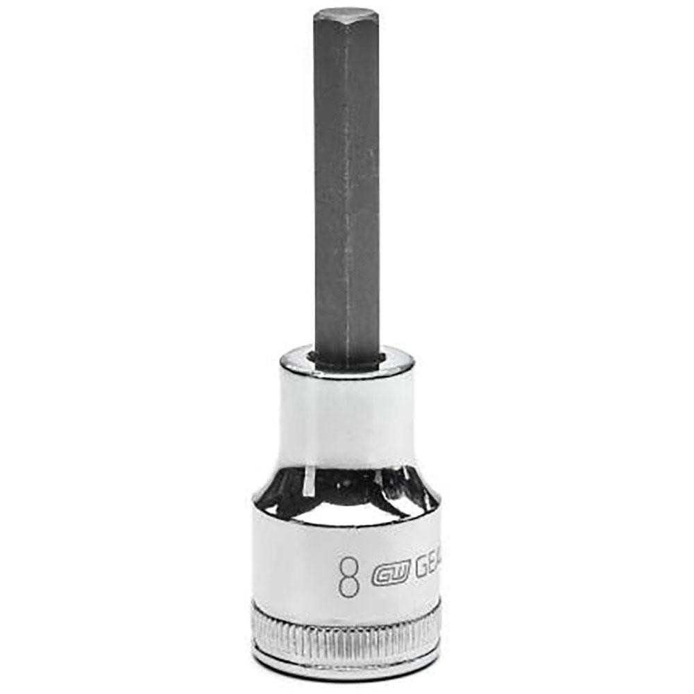 GEARWRENCH - Hand Hex Bit Socket: 1/2" Drive, 8 mm Hex | MSC Direct
