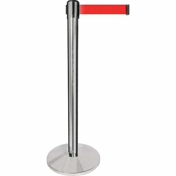 Tensator - Free Standing Retractable Barrier Post: Metal Post, Plastic ...