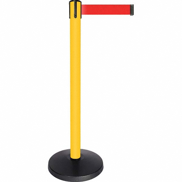 Tensator - Free Standing Retractable Barrier Post: Metal Post, Plastic ...