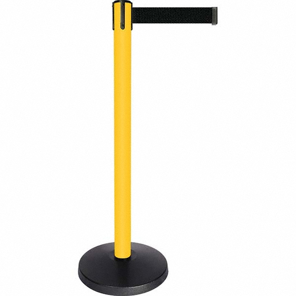 Tensator - Free Standing Tensabarrier Post: 40" High, 2-1/2" Dia, Metal ...