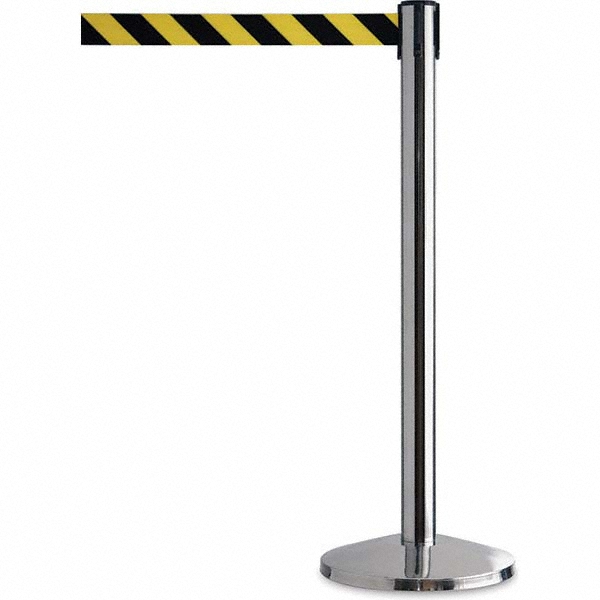 Tensator - Free Standing Retractable Barrier Post: Metal Post, Plastic ...
