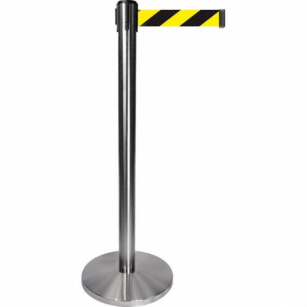 Tensator - Free Standing Retractable Barrier Post: Metal Post, Plastic ...