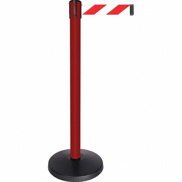 Tensator - Free Standing Retractable Barrier Post: Metal Post, Plastic ...